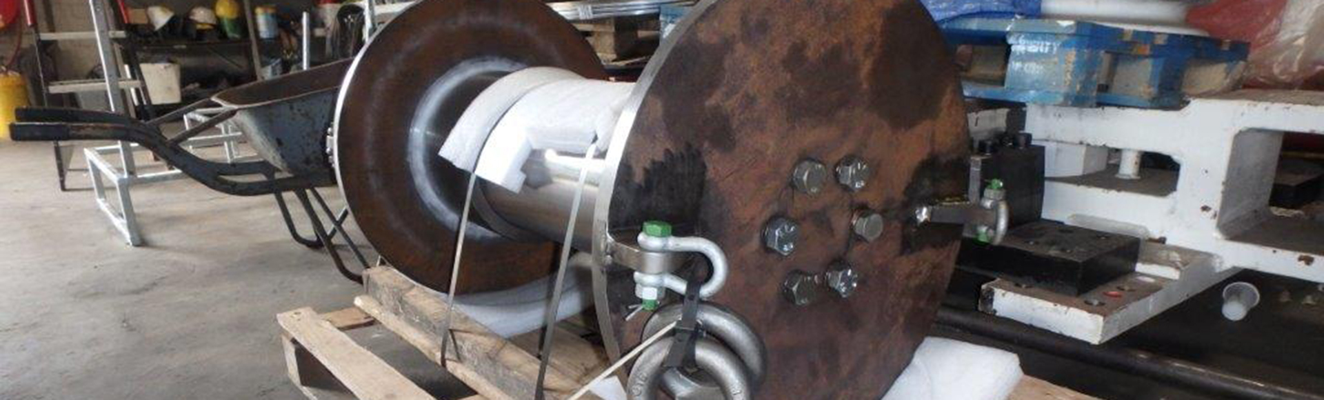 Trunnions for offshore decommissioning project - Saltwater Marine Services
